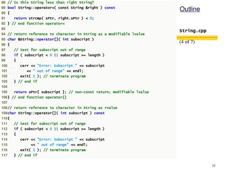 Operator Overloading String And Array Objects Ppt Download