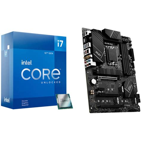 Intel Core I7 12700kf 3 6 Ghz 12 Core Lga 1700 Processor And Msi