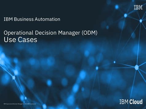 product overview ibm operational decision manager responsiv