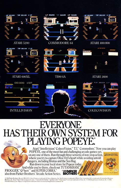 Popeye June 1984 Atari 8 Bit Computers Retromags Community
