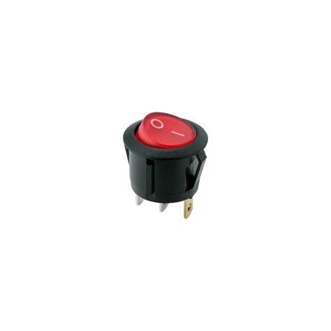 Interruptor mini redondo con luminoso Electricidad Gómez