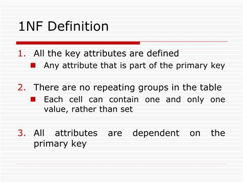 PPT Database Normalization PowerPoint Presentation Free Download ID