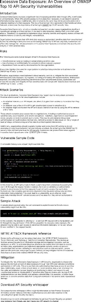 Excessive Data Exposure An Overview Of OWASP Top 10 API Security
