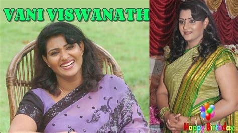 Vani Viswanath Birthday Actress Vani Viswanath Birthday Vani