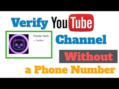 How To Verify YouTube Channel Without Phone Number (Android) - YouTube