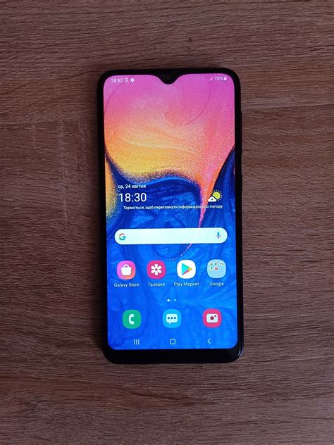 Самсунг Галакси, Samsung Galaxy A10 2/32GB Синій та Графіт Blue (SM-A1 ...