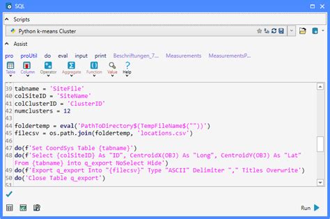 Mapinfo Monday Cluster Analysis In Mapinfo Pro Using Python Mapinfo Pro