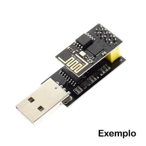 adaptador usb para módulo wifi esp8266 esp 01 tecnotronics