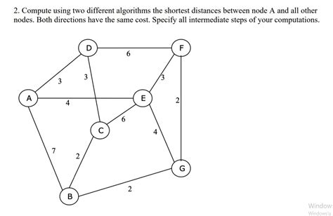 Solved 2 Compute Using Two Different Algorithms The