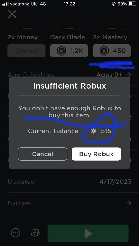 Why Does Roblox Keep Saying No Enough Funds When I Have More Then I