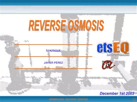 Ppt Reverse Osmosis Powerpoint Presentation Free Download Id