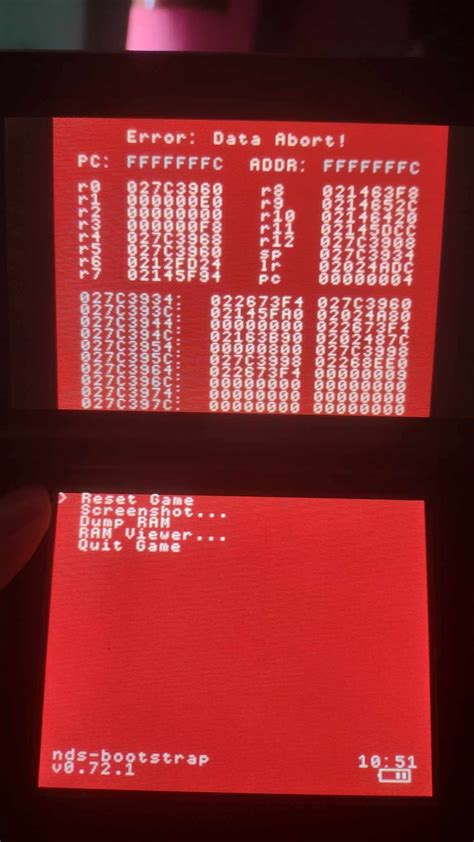 Red Screen With Twilight Sd Card R 3dspiracy