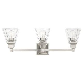 Livex Lighting 3 Light Brushed Nickel Bath Vanity 17173 91 2525 W