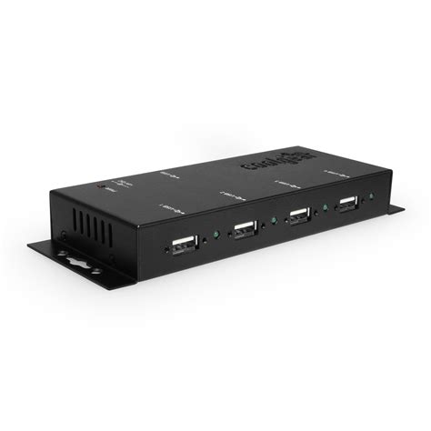 Metal Port USB Powered Hub For Industrial Use W Screw Lock Coolgear