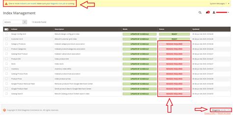 Magento2 Urgent Magento 234 One Or More Indexers Are Invalid