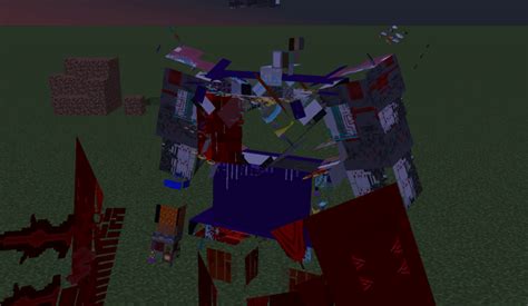 One Of My Modelengine Entity Model Have Random Textures All Over It Radmincraft