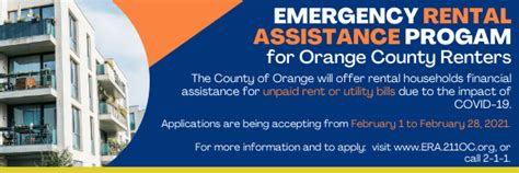 Oc Emergency Rental Assistance Program Brea Ca Official Website