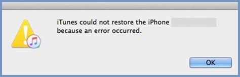 Easily Fixed Itunes Could Not Restore The Iphone Because An Error Occurred