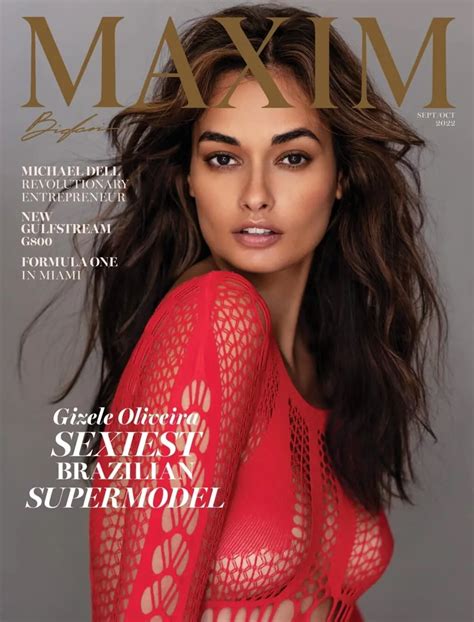 Maxim Magazine Septemberoctober 2022 Gizele Oliveira Sexiest