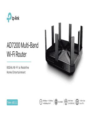 Fillable Online AD7200 Multi-Band Wi-Fi Router - TP-Link Fax Email ...