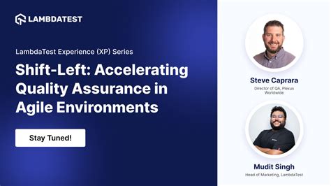 Lambdatestyourapps Testautomation Softwaretesting Leadership Podcast Lambdatest