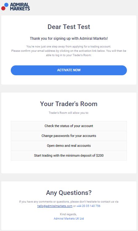 Open Admiral Markets Demo Account Step By Step Get Know Trading