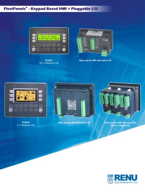 Flexipanels Keypad Based Hmi With Io Pdf Bipolar Junction