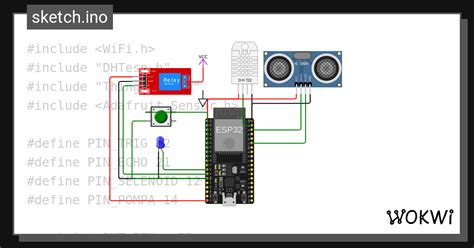 Kolam Air Wokwi Esp32 Stm32 Arduino Simulator