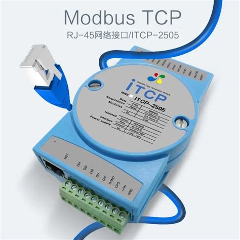 Modbus TCP DAQ 5DI 5RO Data Acquisition Module Relay Output Isolated Ethernet TCP Din Rail Adam