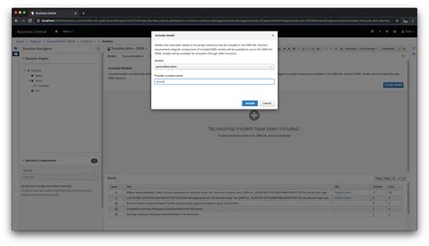 Redhat Business Central Call A Dmn File From Another Dmn Stack Overflow