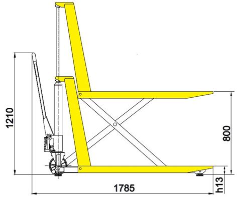 Hp1068hs 전동구동 하이리프트 핸드파렛트 트럭전동 운반용품 내쇼날센터 쇼핑몰