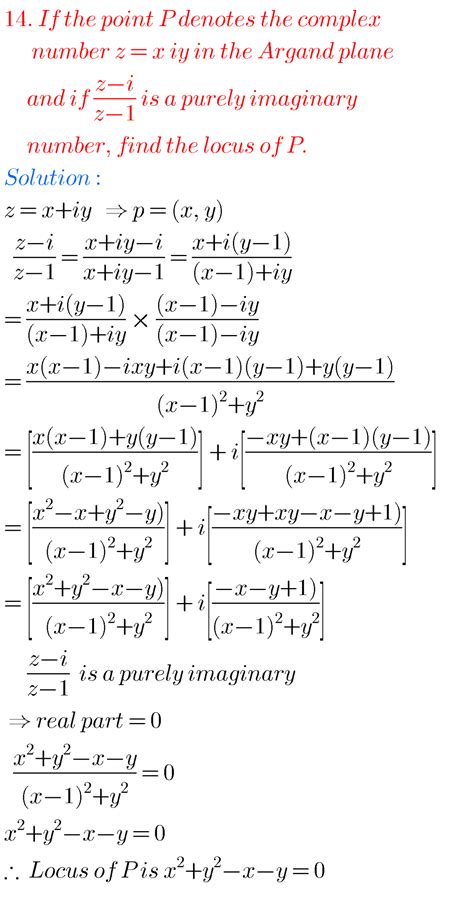 Inter Maths Solutions For Complex Numbers Intermediate 2nd Year Maths 2a Chapter 1 Solutions