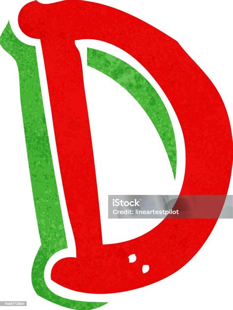 말풍선이 있는 알파벳 D 귀여운에 대한 스톡 벡터 아트 및 기타 이미지 귀여운 기이함 낙서 드로잉 Istock