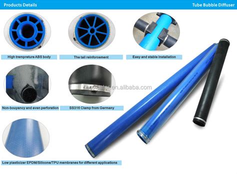 Edi Stainless Steel Micro Bubble Diffuser For Water Treatment