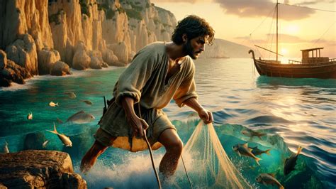 Glaucus Greek Sea God Transforming From Mortal Fisherman