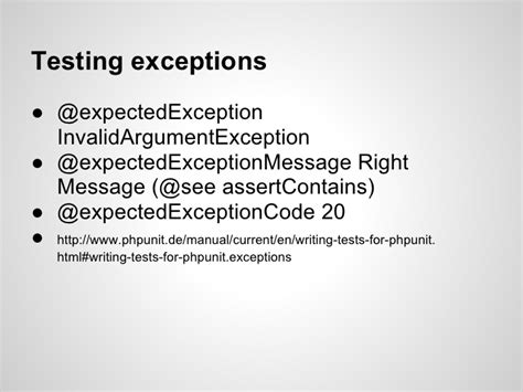 Php Exceptions