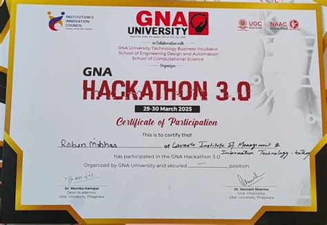 Hackathon Fullstackdeveloper Leadership Mernstack Python Ai Robin Minhas