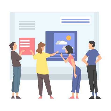 Premium Vector Ux Or User Experience Designer Creating Product And