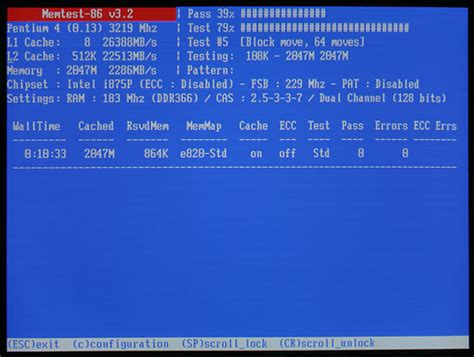 Test Your Motherboard Memory With Memtest86