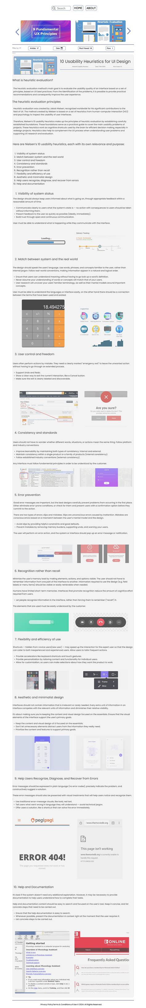 10 Usability Heuristics For Ui Design Gowtam M Medium