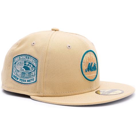 New Era New York Mets Vegas Gold 1969 World Series 59fifty Fitted Hat