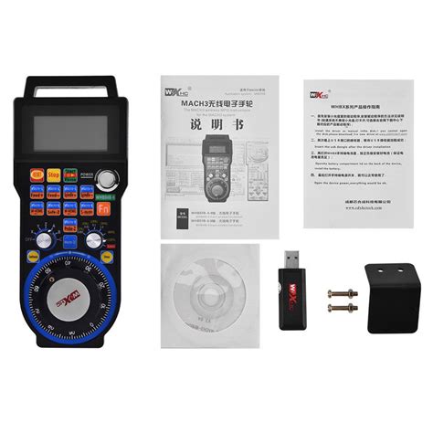 Wireless Electronic CNC Handwheel MACH Axis Pulse Pendant MPG For CNC Engraving Machine