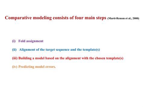 Lecture 13 Comparative Modeling Pdf