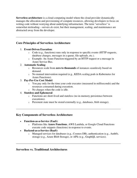 ppt server less architecture powerpoint presentation free download