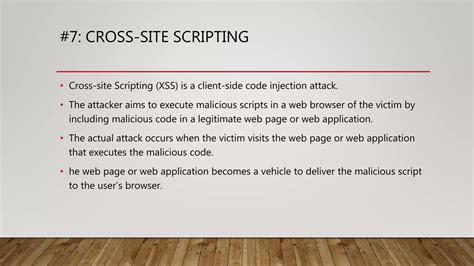 Owasp Top 10 Vulnerabilities Pptx