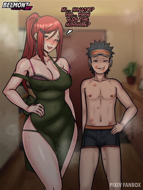 Belmont Art Uchiha Obito Uzumaki Kushina Naruto Series Naruto