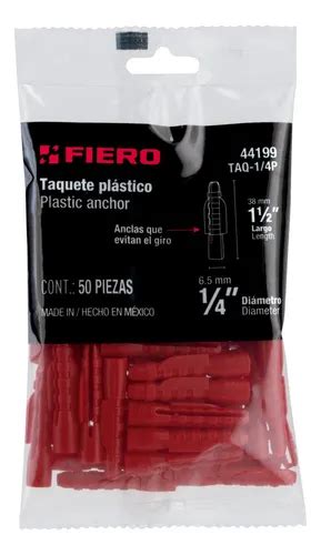 Taquete Plastico 14 Fiero 44199 Mercadolibre