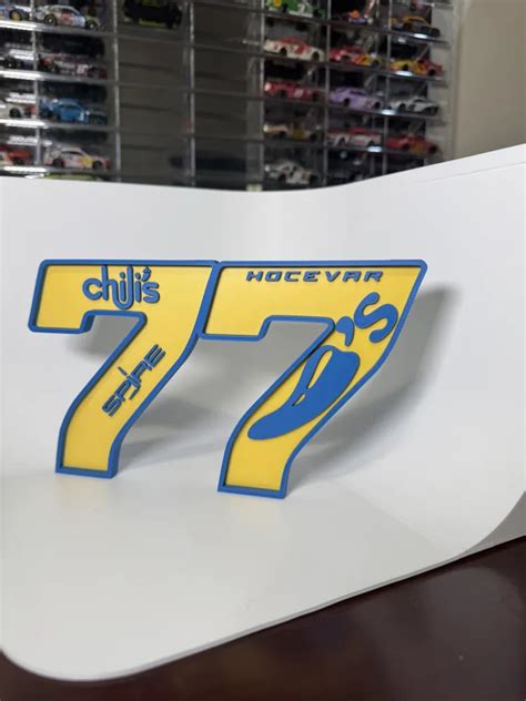 Carson Hocevar 77 Chilis Earnhardt Throwback Free 3d Print Model