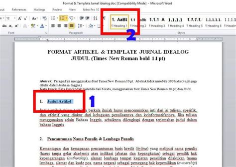√menempatkan heading pada artikel penting bagi bloger nubi