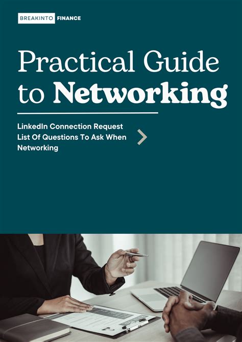 FREE Networking Guide – Breakintofinance